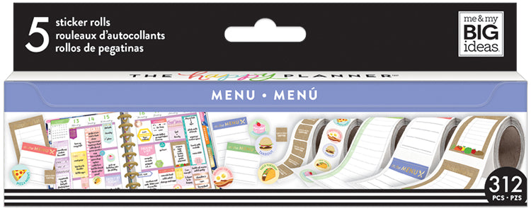 Menu Sticker Rolls – The Happy Planner